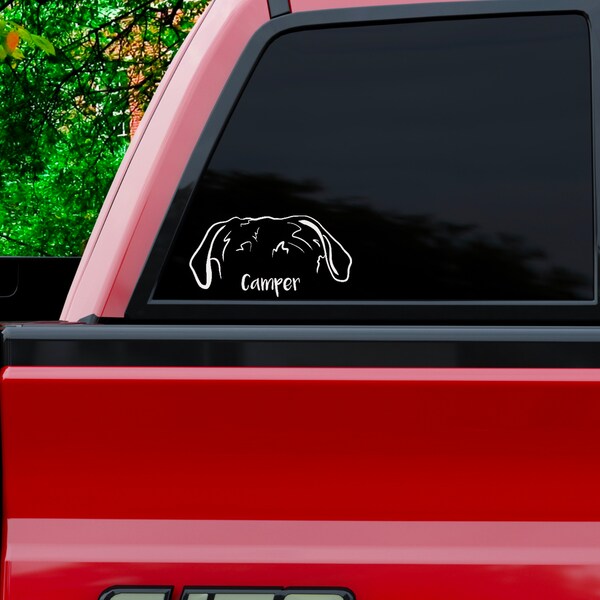 Dog Car Decals - Etsy