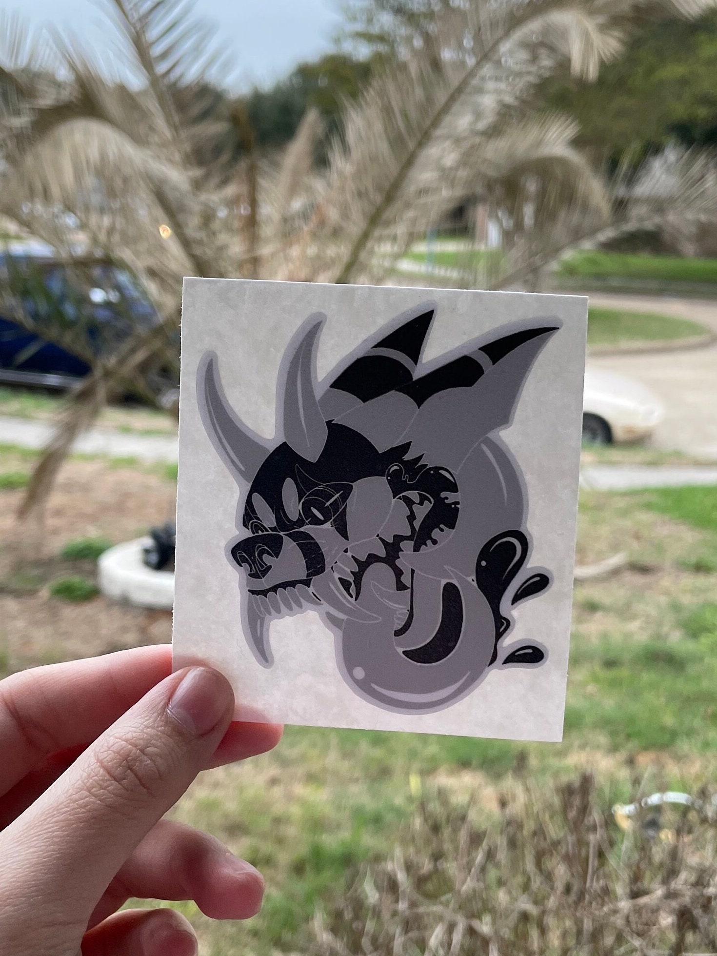 Snarly Maw Furry Vinyl Sticker Cars, Laptops, Water Bottles, Decorative ...