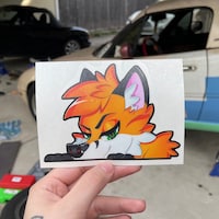 Furry Sticker - Etsy