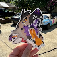 Furry Sticker - Etsy