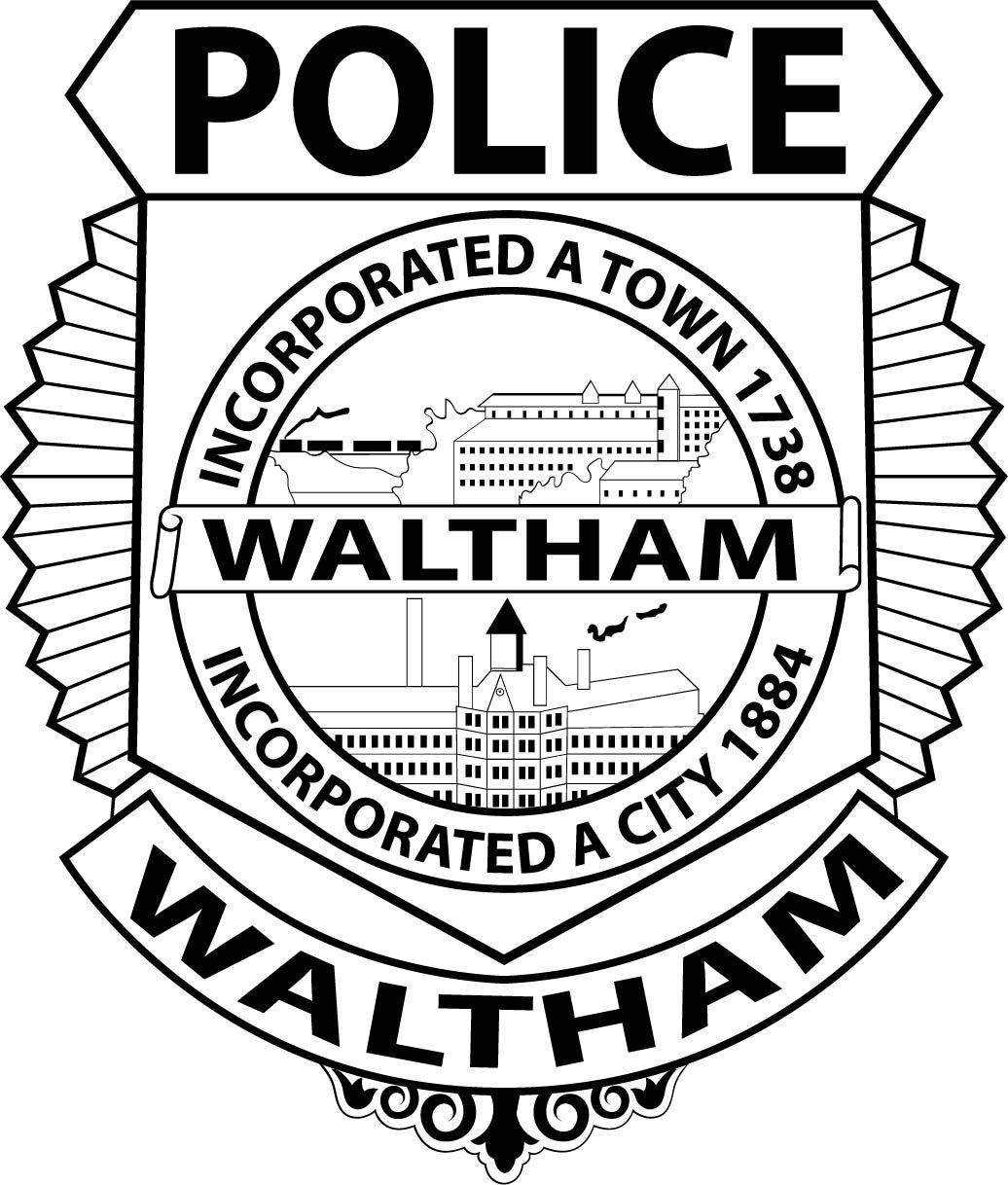 Waltham Ma Police Badge Vector CNC Machine File Patch, Vector File, Svg ...