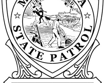 Minnesota State Patrol Vector Badge SVG DXF Cnc Laser Cut, Cricut Svg ...