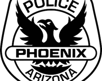 Phoenix, Arizona Police Patch SVG Vector File - Etsy