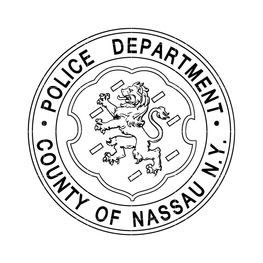 Nassau County Police Department NY, Badge Vector, Svg Patch, Outline ...