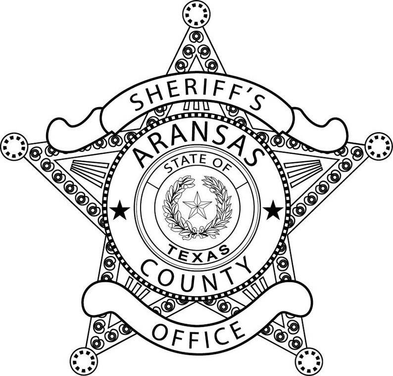 Aransas County Sheriffs Office Law Enforcement Patch, Vector File, Svg ...