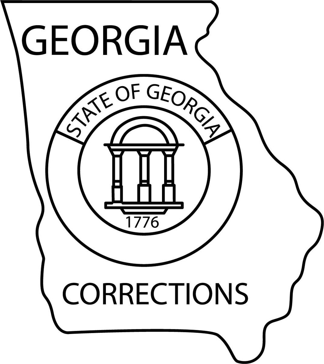 State of Georgia Corrections Vector File, Svg, Badge, Engraving, Laser ...