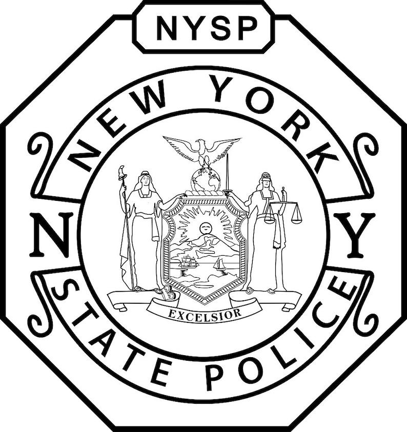 New York State Police NYSP Badge Vector Patch, Vector File, Vector ...