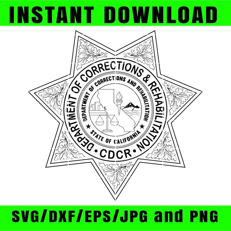 Cdcr Logo Svg - Etsy