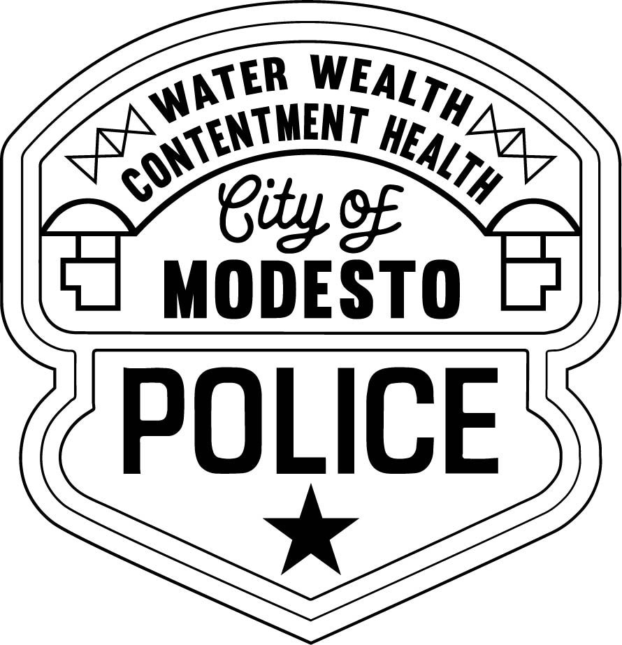City of Modesto Police Badge Vector File Patch, Vector, Svg, File ...