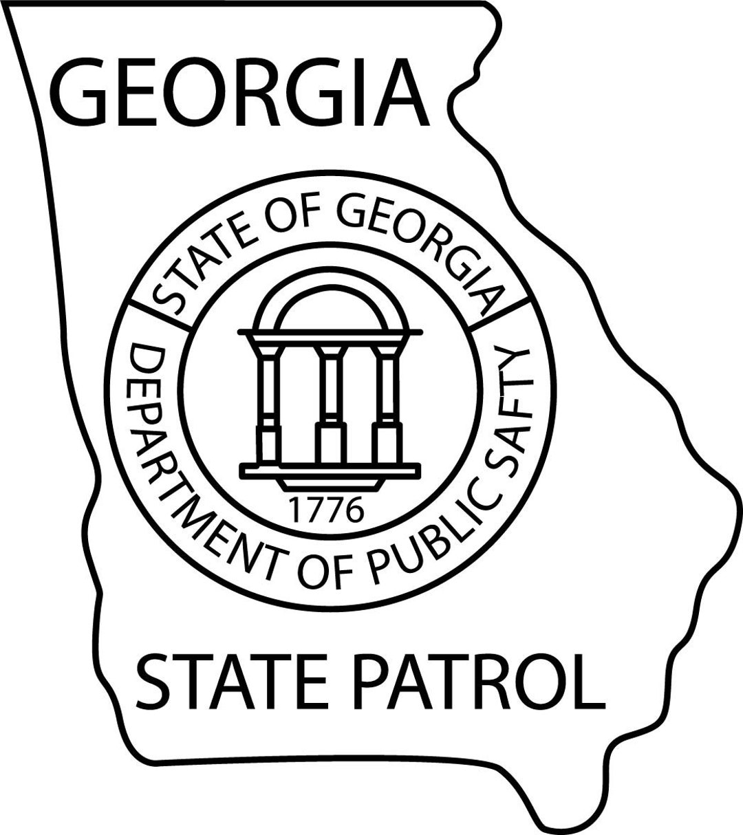 Georgia Department of Public Safty State Patrol Patch, Vector File, Svg ...