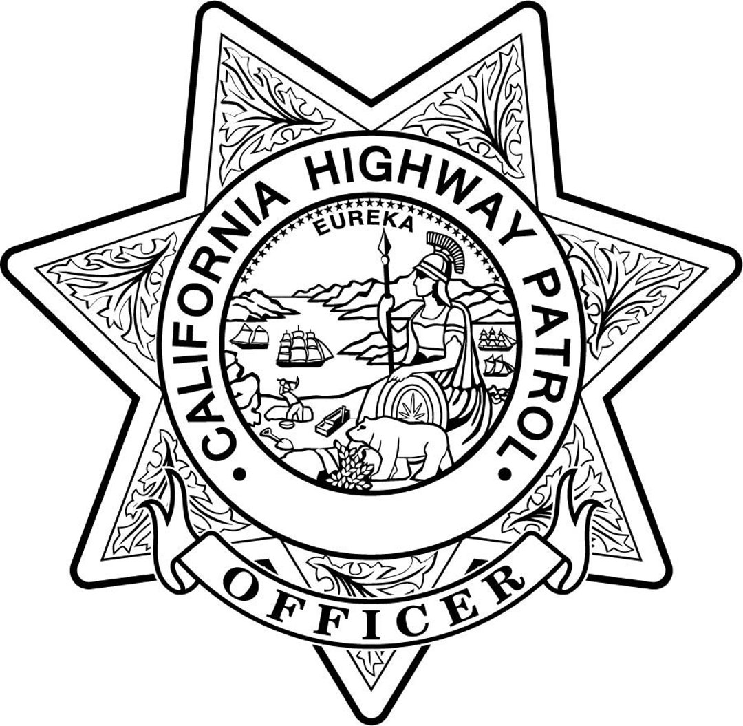 California Highway Patrol Officer Patch Vector File (SVG) - Etsy