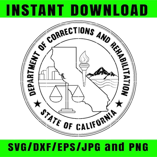 Cdcr Logo Svg - Etsy