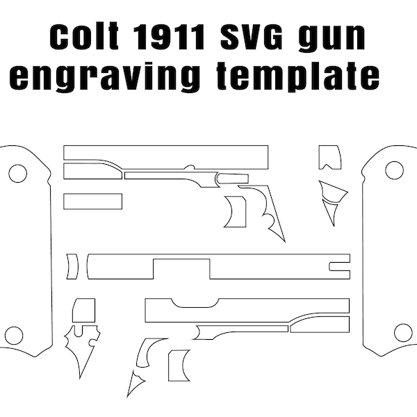 Firearm Laser Engraving Template - Etsy