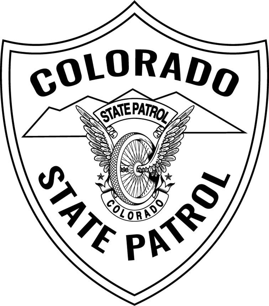 Colorado State Patrol Badge Vector File Patch, Vector File, Vector ...