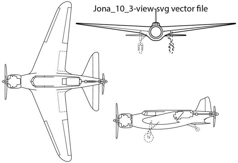 Jona 10 3 View Svg Vector File Patch, Vector, Engraving, Fiber, Laser ...