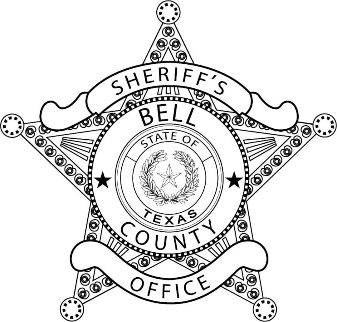 Bell County Sheriffs Office Law Enforcement Patch, Vector File, Svg ...