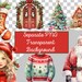 475 Christmas Clipart Mega Bundle, Watercolor PNG High Quality, Winter ...