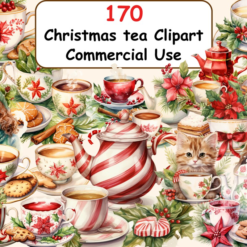 Christmas Teacups - Etsy