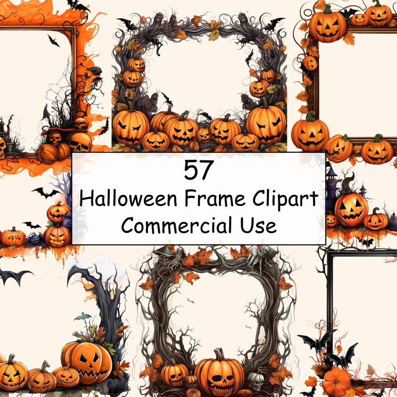 Halloween Frames - Etsy