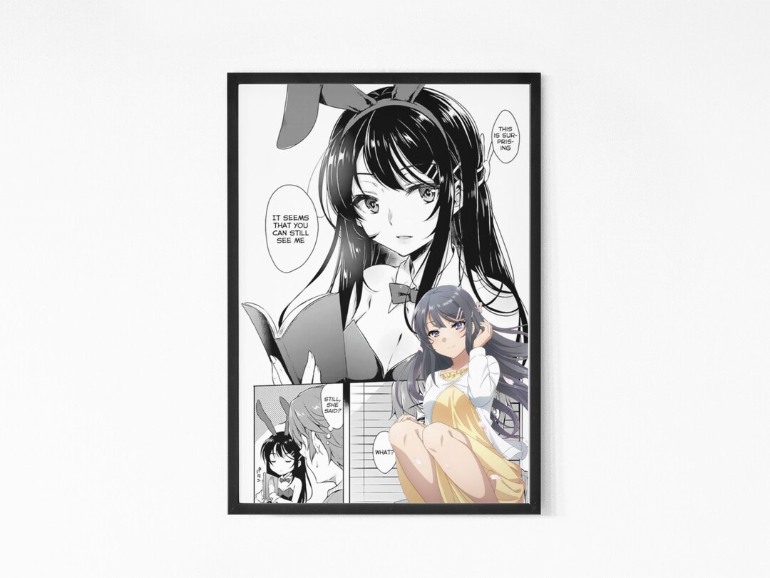 Anime Manga Printable Wall Art, Digital Download, Instant Download ...