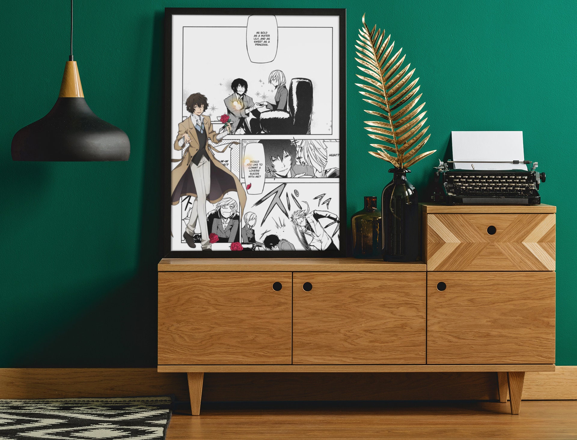 Anime Manga Printable Wall Art, Digital Download, Instant Download ...