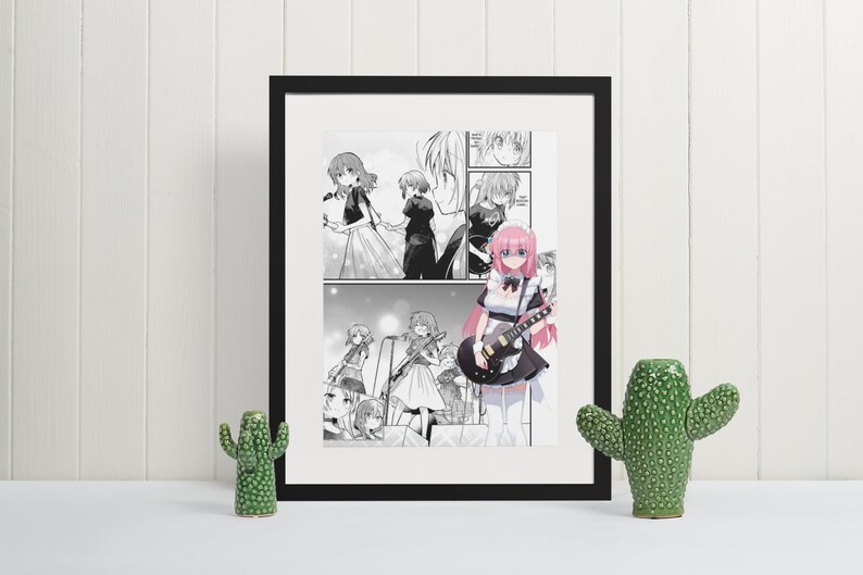 Anime Manga Printable Wall Art, Digital Product, Instant Download ...