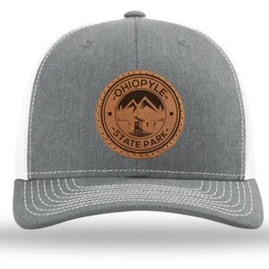 Ohiopyle State Park Leather Patch Hat - Etsy