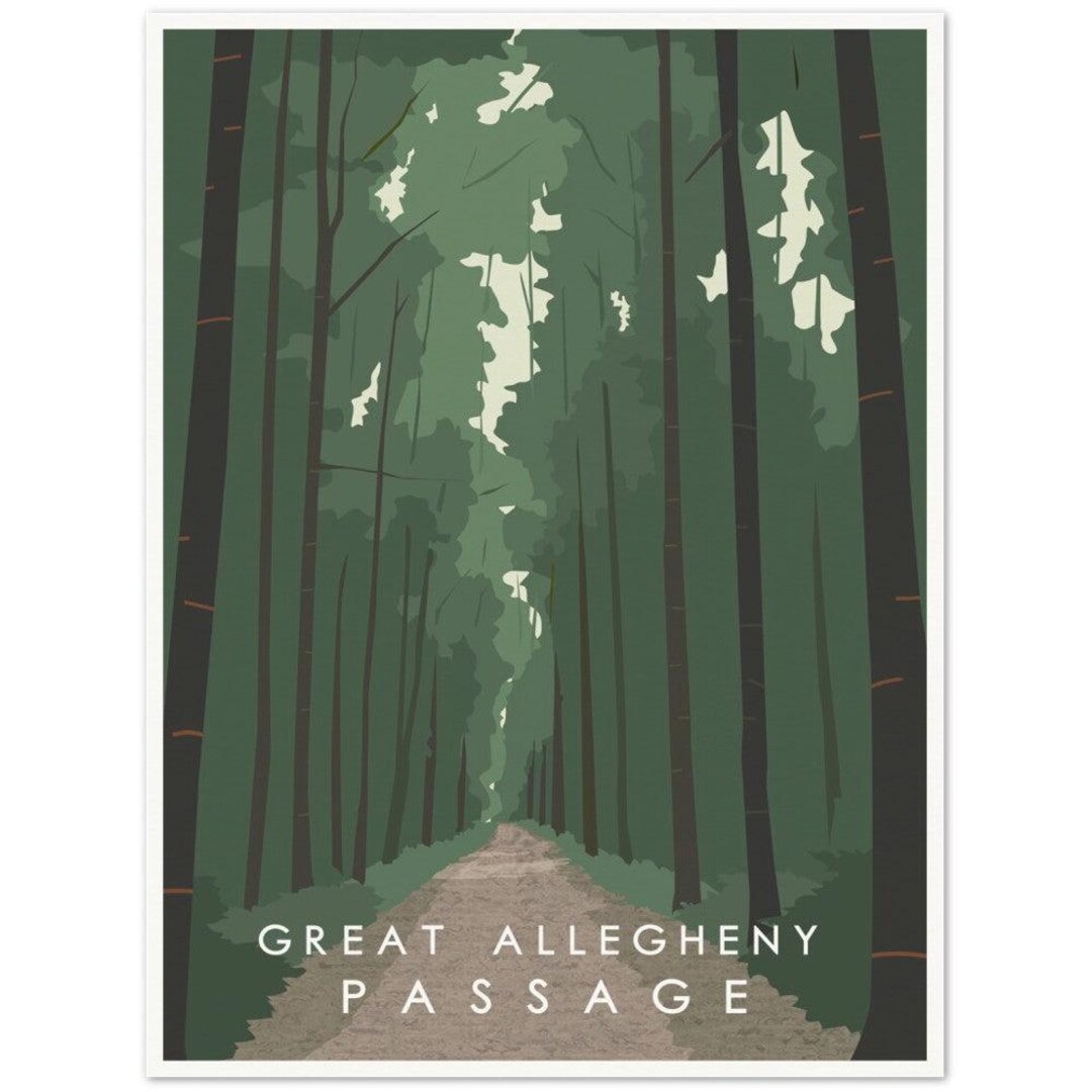 Great Allegheny Passage Poster - Etsy