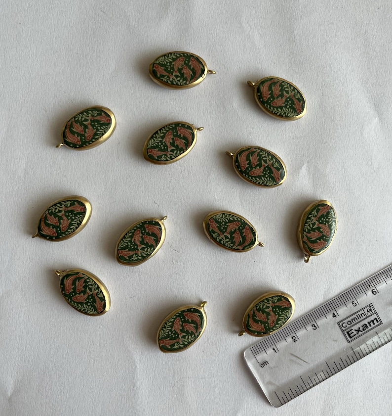 Pond - Cold Porcelain / Resin Charms Pendant (without Chain) - Etsy
