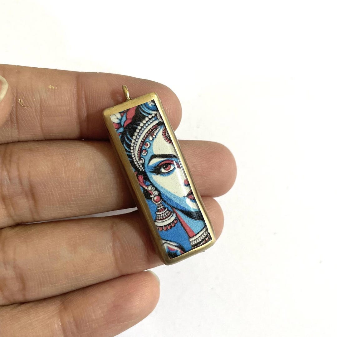 Traditional Dancer- Cold Porcelain Charms Pendant - Etsy