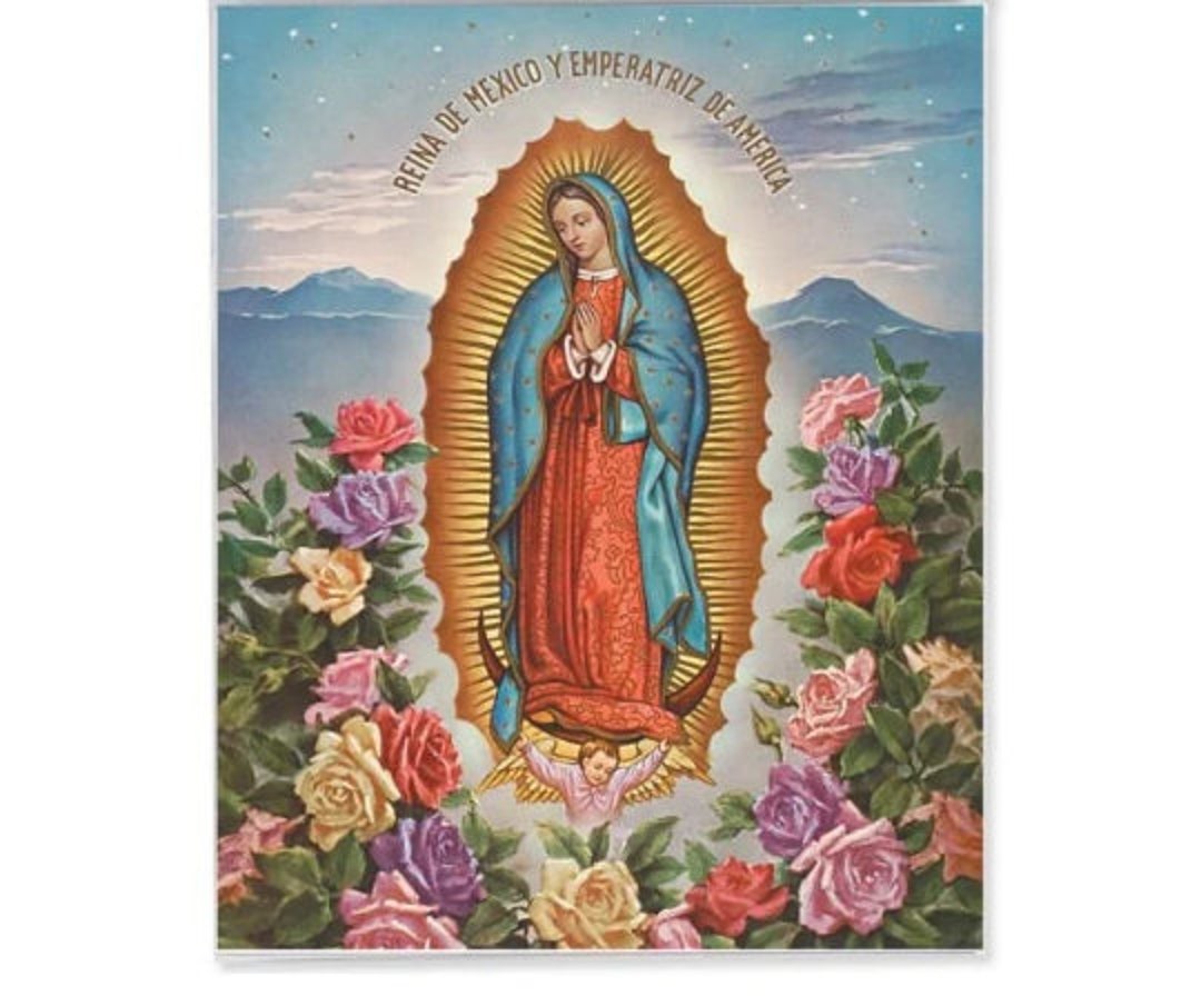 Our Lady of Guadalupe With Roses Framing Print Religious Gifts Catholic ...