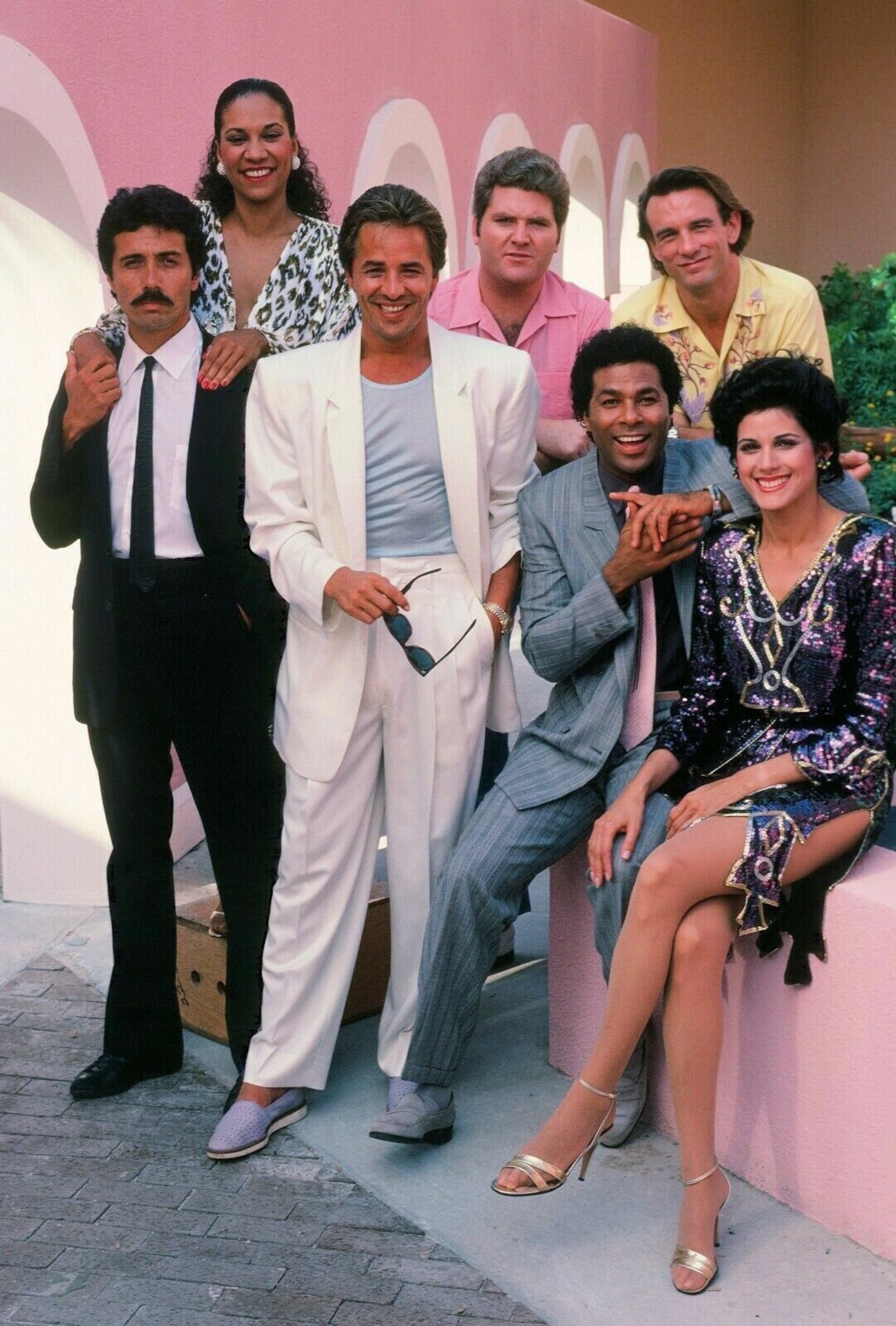 Miami Vice Cast Don Johnson Studio Photo Poster Framing Print Vintage ...