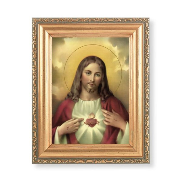 Antique Jesus Frame - Etsy