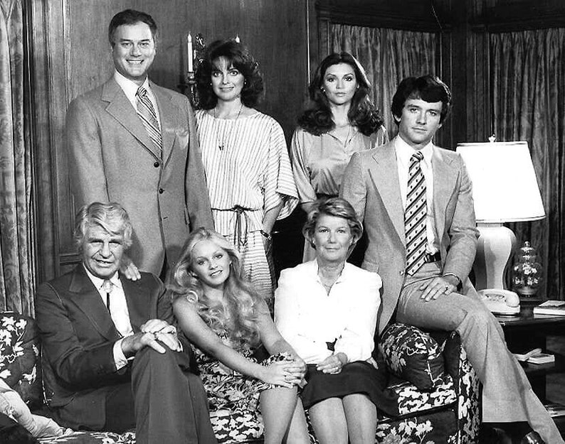 Dallas Cast Studio Photo Poster Framing Print Vintage Movie Decor New ...