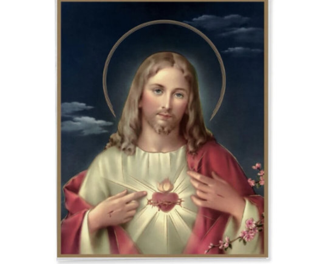 Sacred Heart of Jesus Fratelli Bonella Framing Print Religious Gifts ...