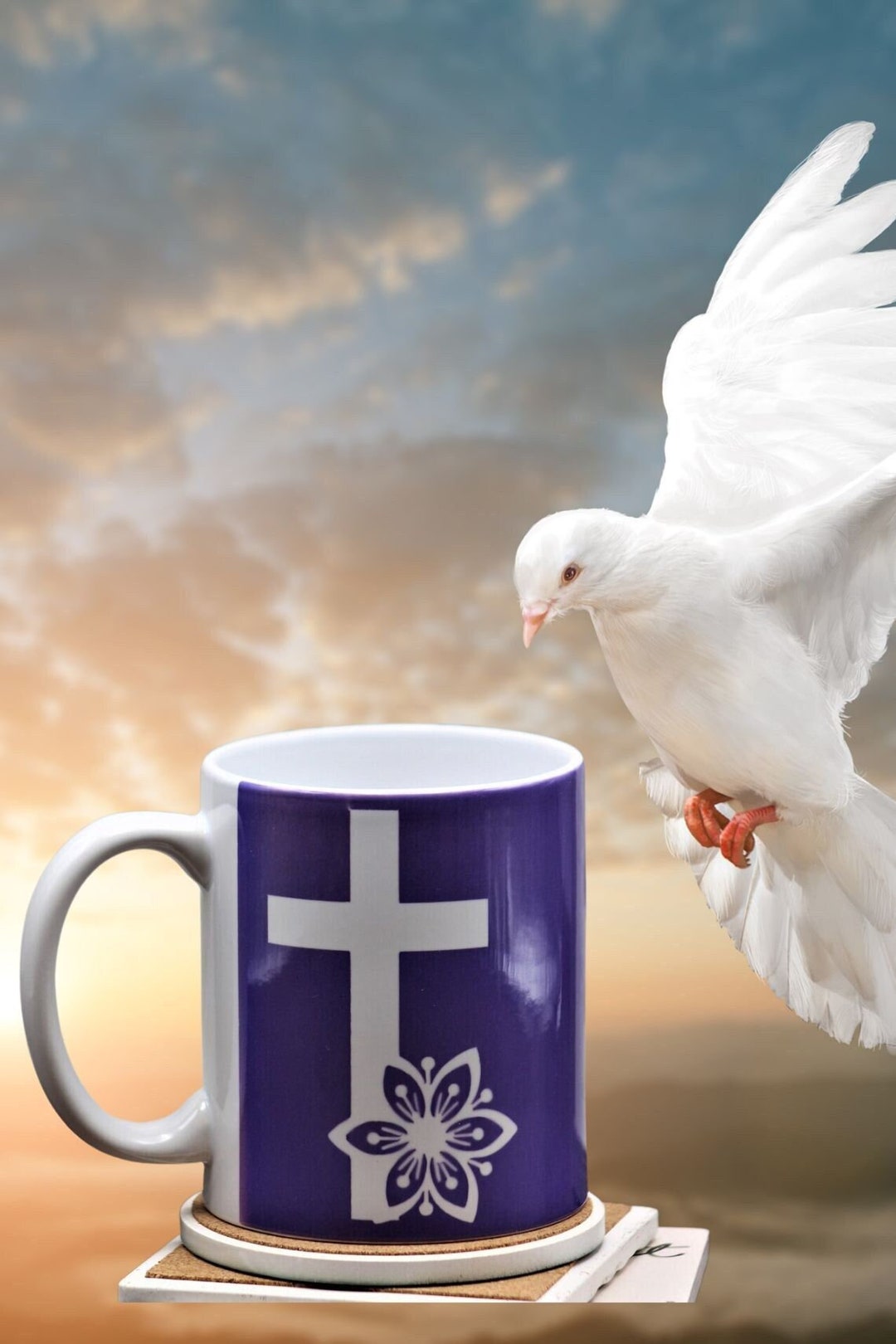 Holy Cross Rise up and Pray Coffee Mug Religious Gifts - Etsy