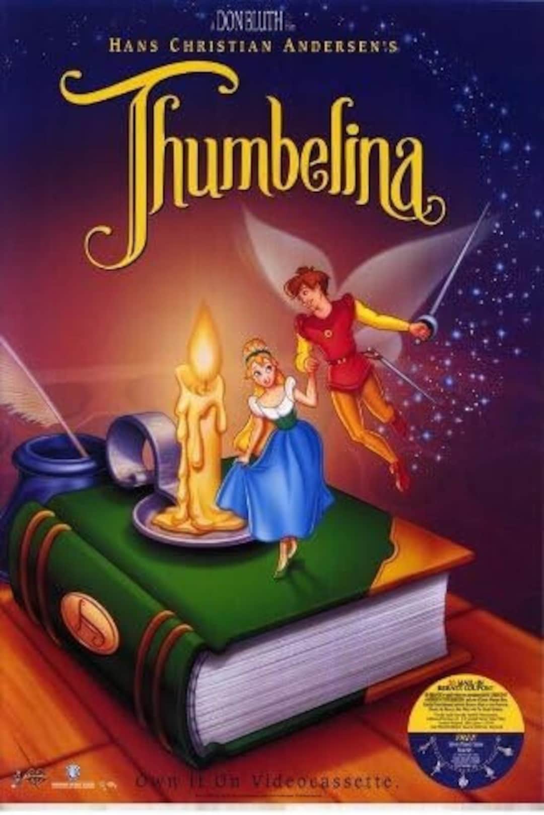 Thumbelina 1994 Movie Poster Framing Print Wall Decor - Etsy