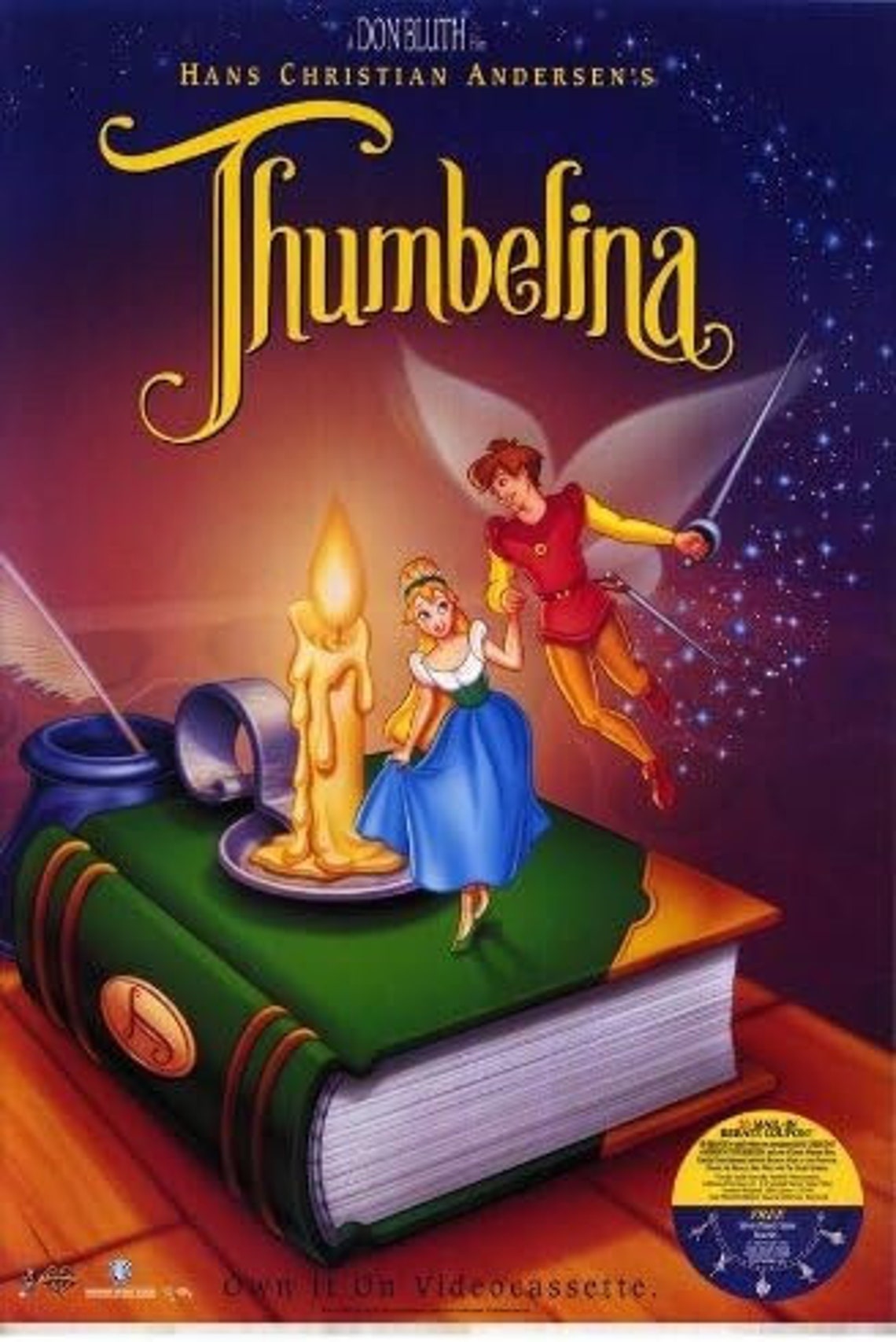 Thumbelina 1994 Movie Poster Framing Print Wall Decor - Etsy