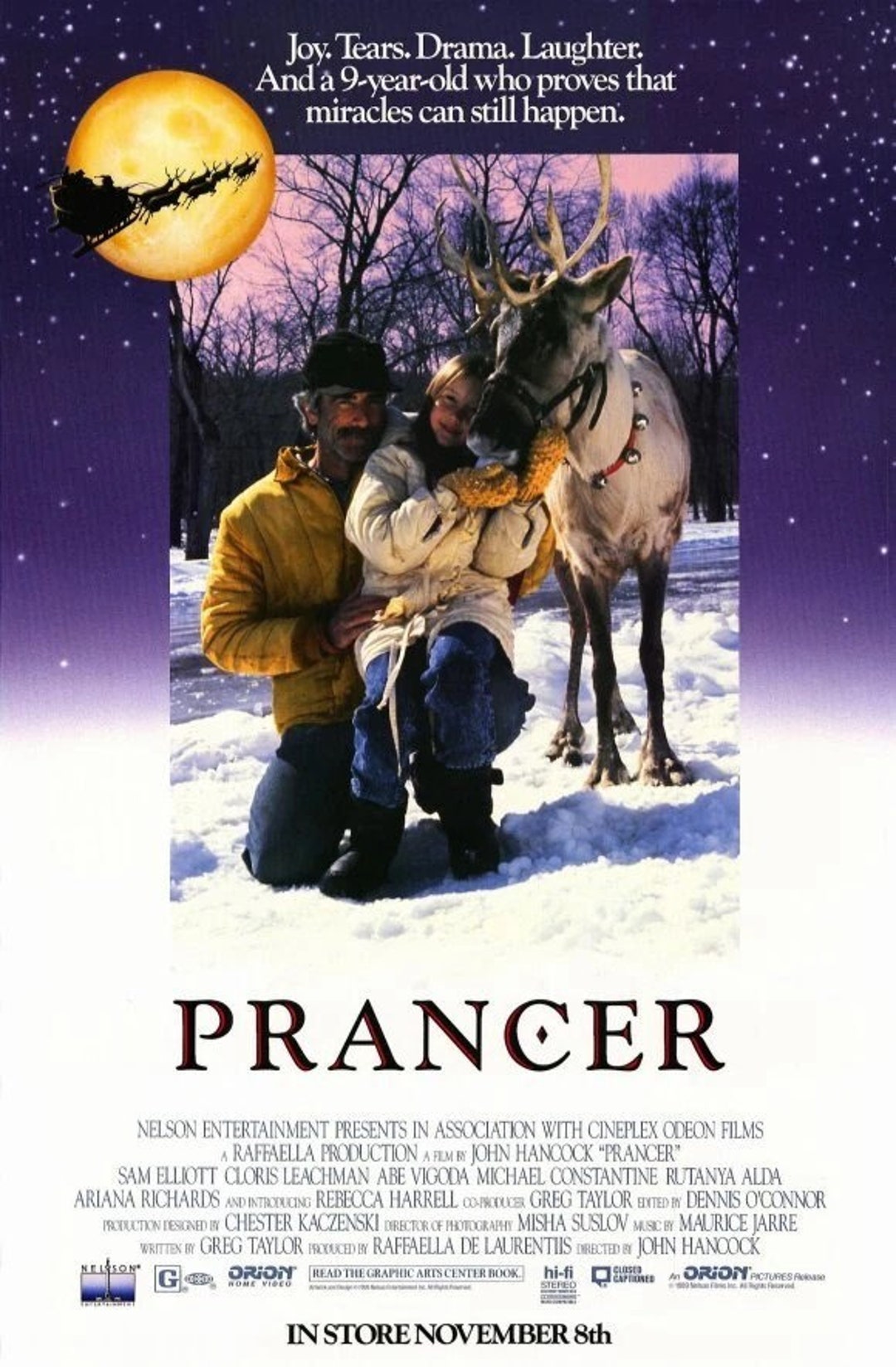 Prancer Sam Elliott Movie Poster Framing Print Wall Decor - Etsy