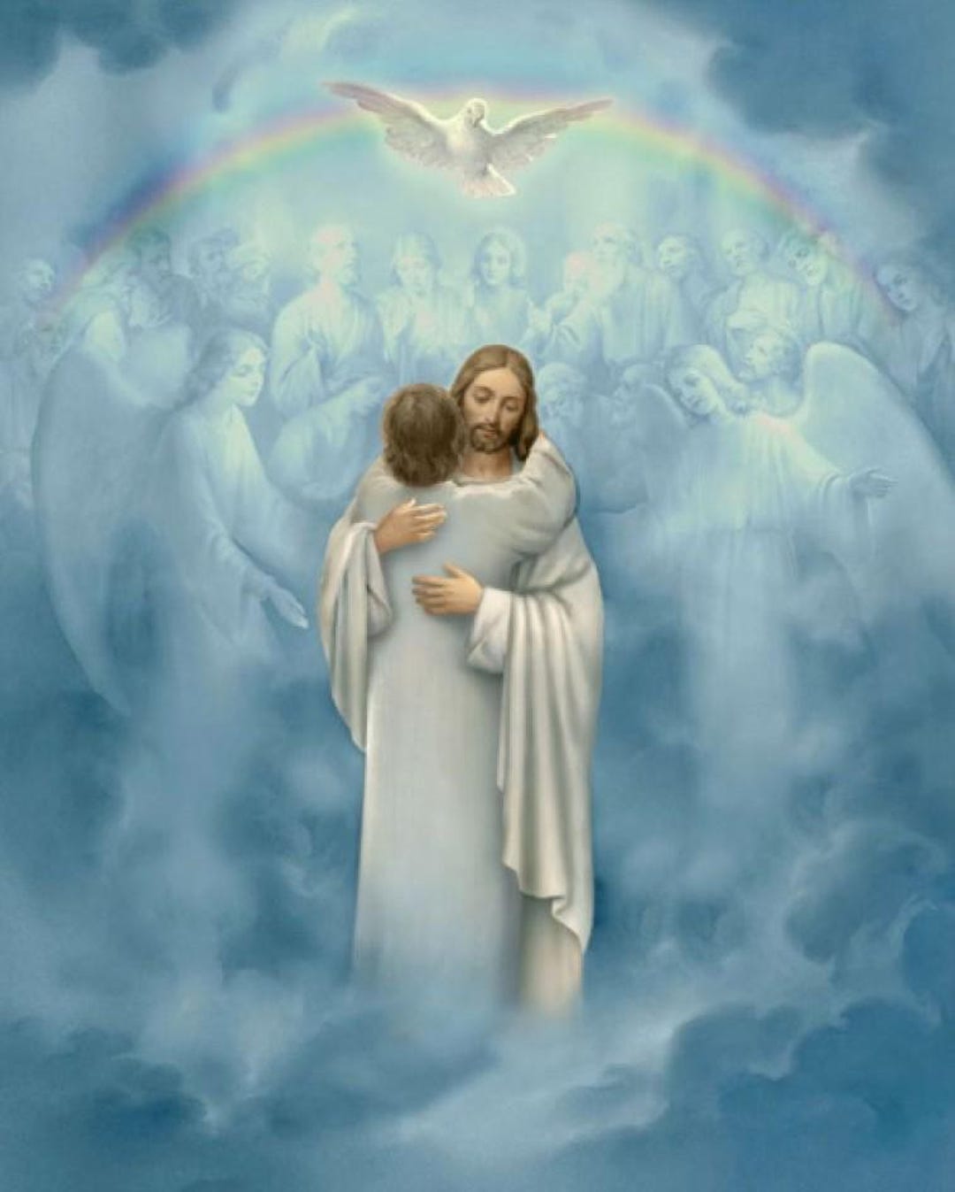 Jesus Christ Welcoming Home Framing Print Religious Gifts Catholic Wall ...