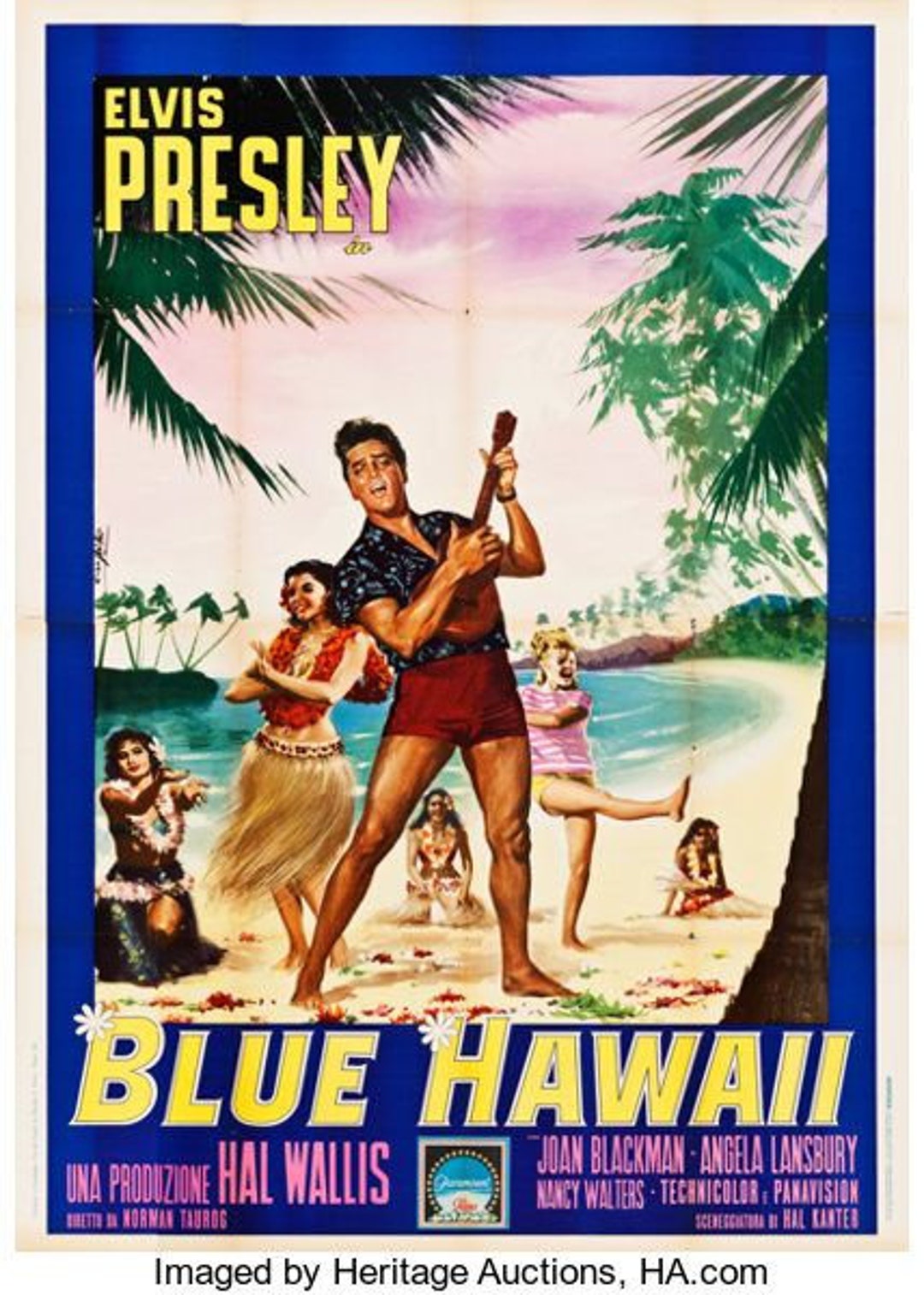 Elvis Blue Hawaii Movie Poster Framing Print Wall Decor - Etsy