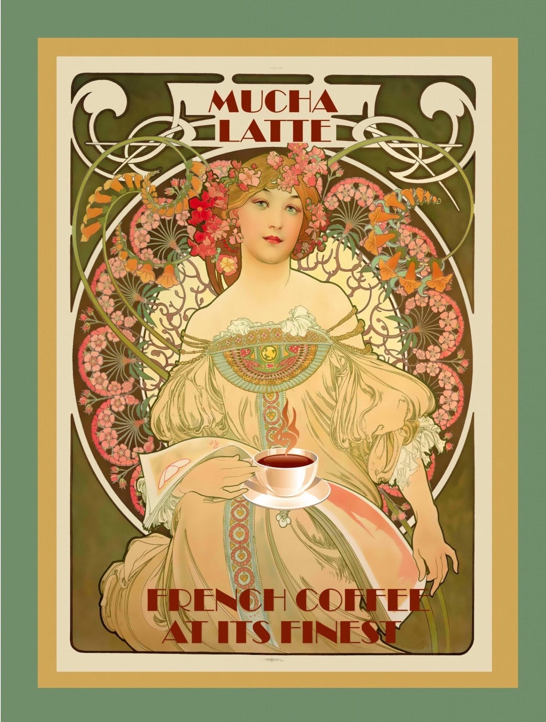 Vintage Coffee Espresso Ad Framing Reproduction Print Wall Decor - Etsy