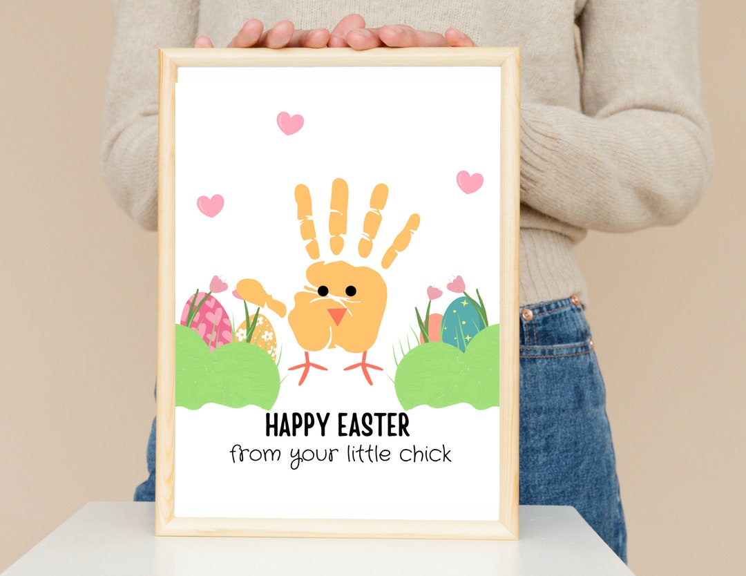 Happy Easter From Your Little Chick Easter DIY Fun Easter Activity ...