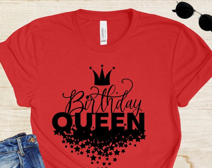 Birthday Squad Shirt, Birthday Queen, Birthday Tee,birthday Gifts ...