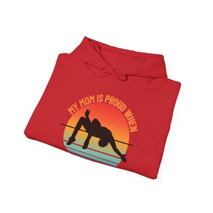 Track and Field High Jump Hoodie, Proud Mum of High Jumper - Etsy
