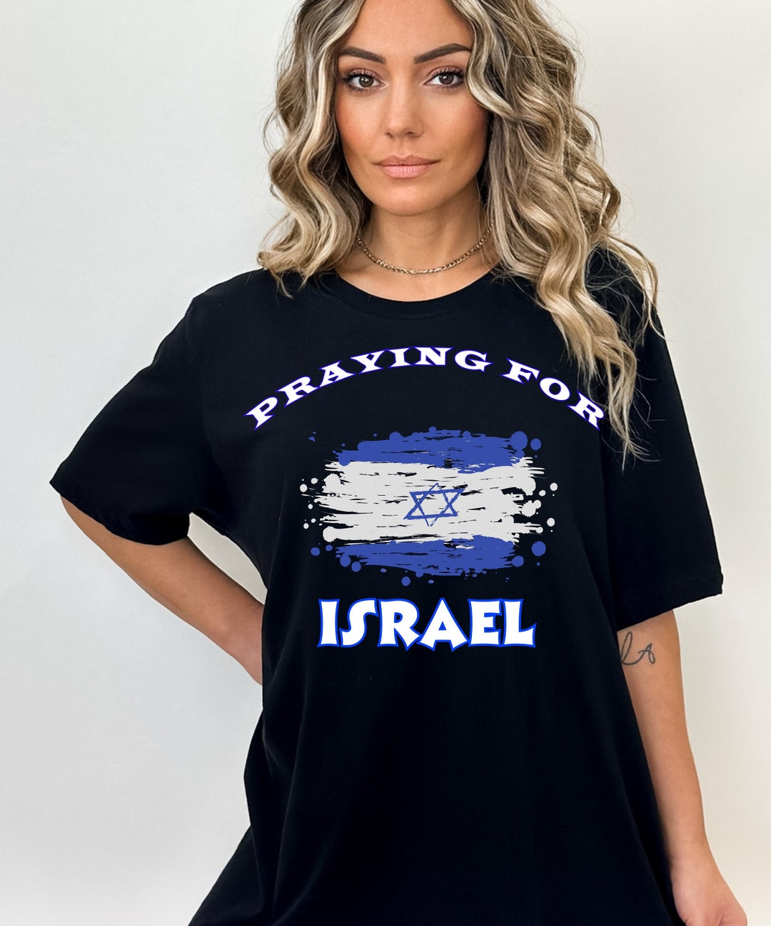Praying for Israel Shirt Gift I Stand With Israel Jewish Shirt, Pray ...