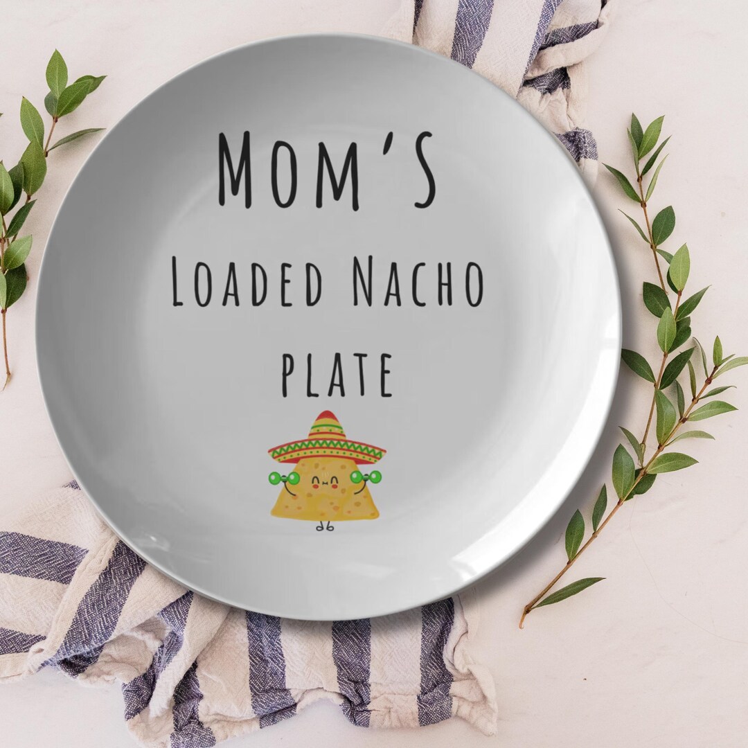 Custom Mom's Nacho Plate,2025 Birthday Gift Idea, Retirement Gift,set ...