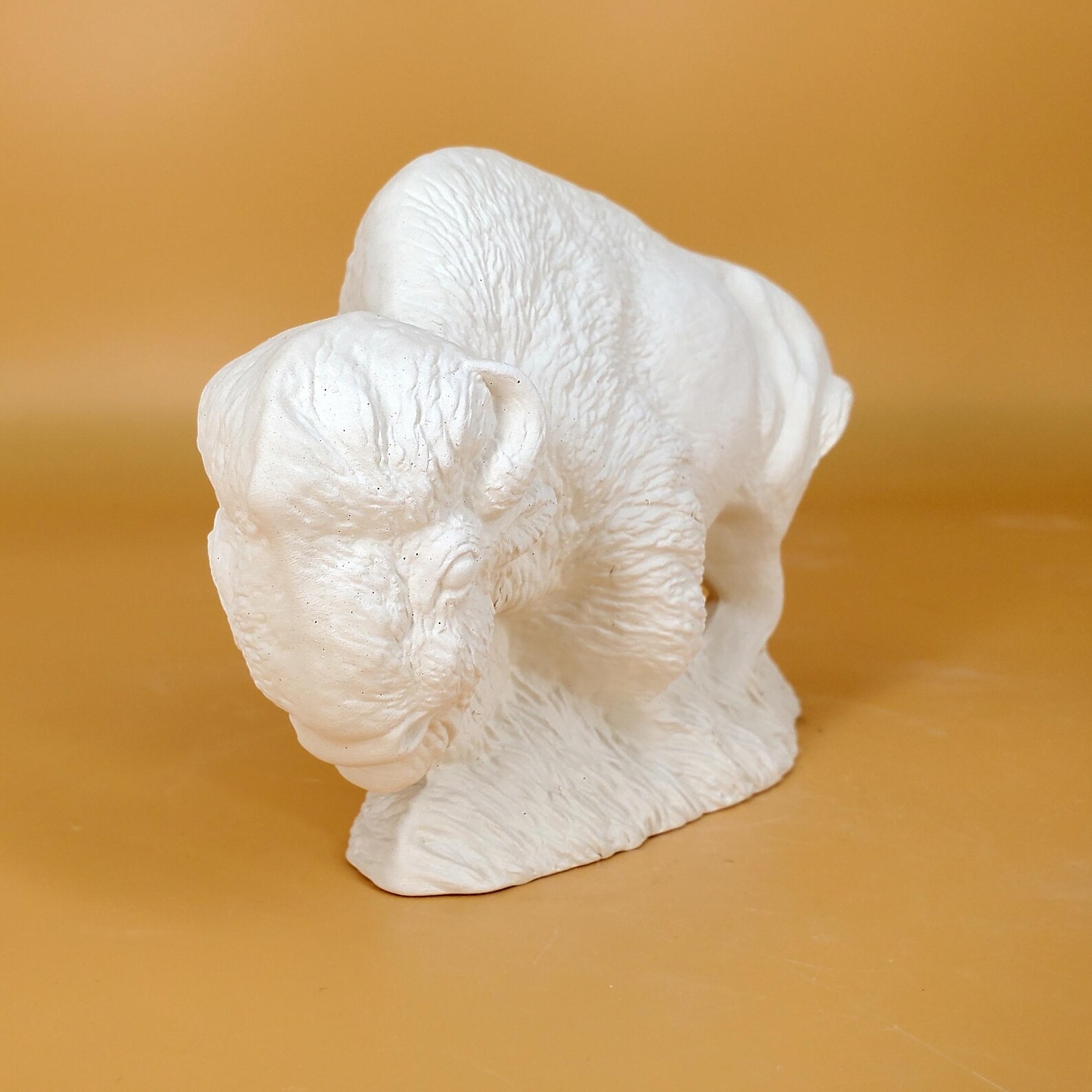 Buffalo - Slip Cast Ceramic Bisqueware - Ready to Paint - Unfinished or ...