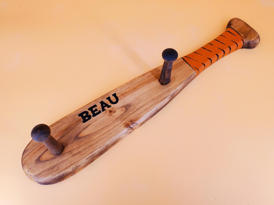 Customizable Baseball Bat Hat Hanger - Etsy