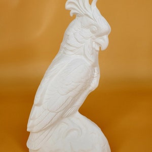 Cockatoo - Slip Cast Ceramic Bisqueware - Ready to Paint - Unfinished ...